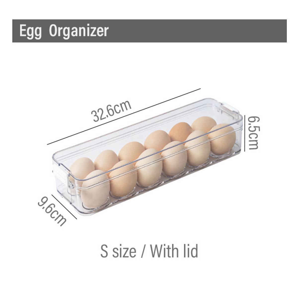 Multi-purpose Stackable Fridge Egg Organizer Refrigerator Drawer Container Kitchen Food Storage ...